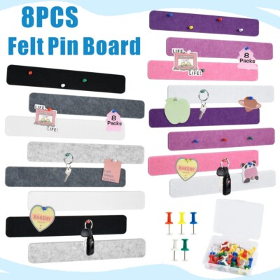 Felt Board Tile Wall Photo Display Board Felt Message Display Board ...