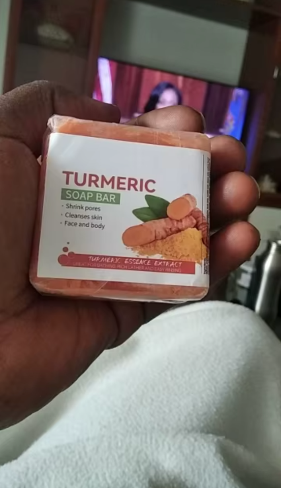 Turmeric Soap Skin Whitening Dark Spots Lightening Acne Brightening ...
