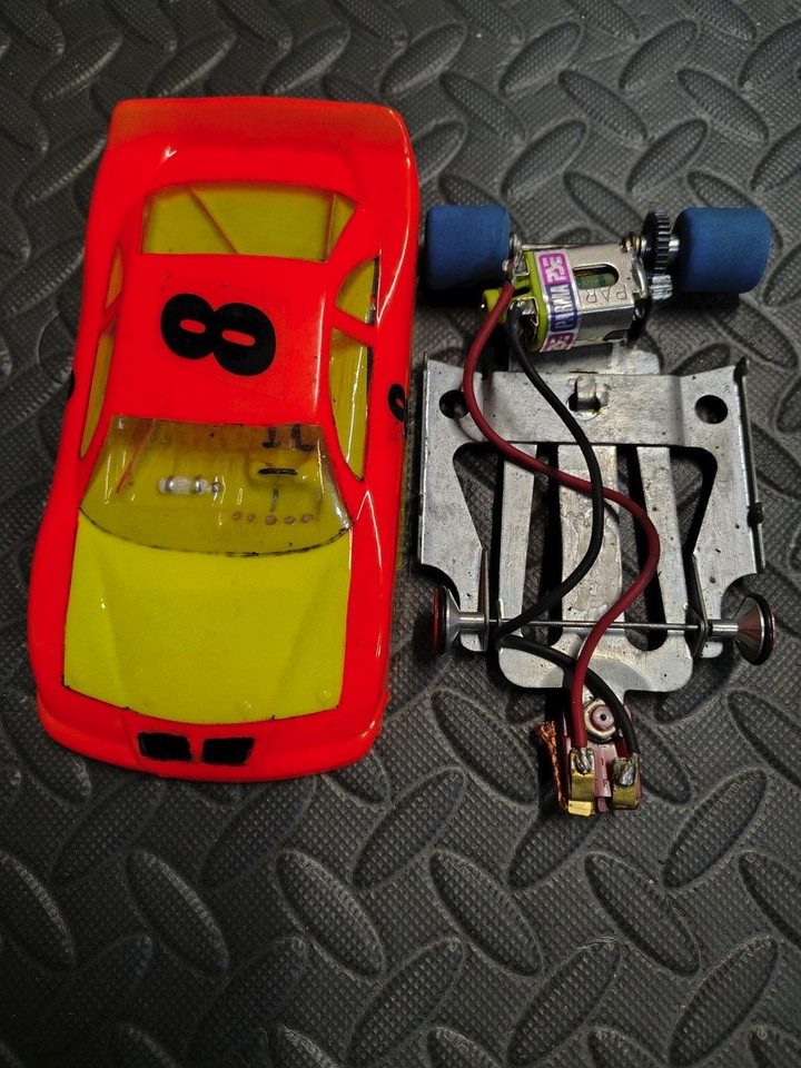 Slotcar 1/24, flex chassis, PARMA balanced arm sealed motor. | eBay