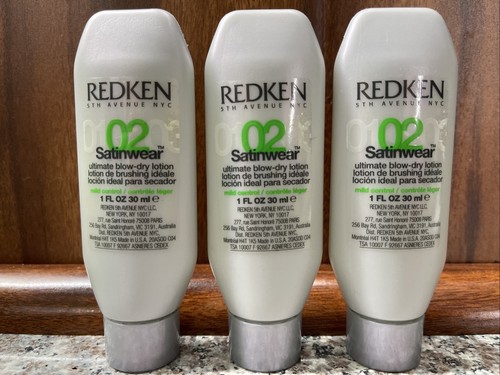REDKEN Satinwear 02 Ultimate Blow-dry Lotion 1oz (3-bottles) | eBay