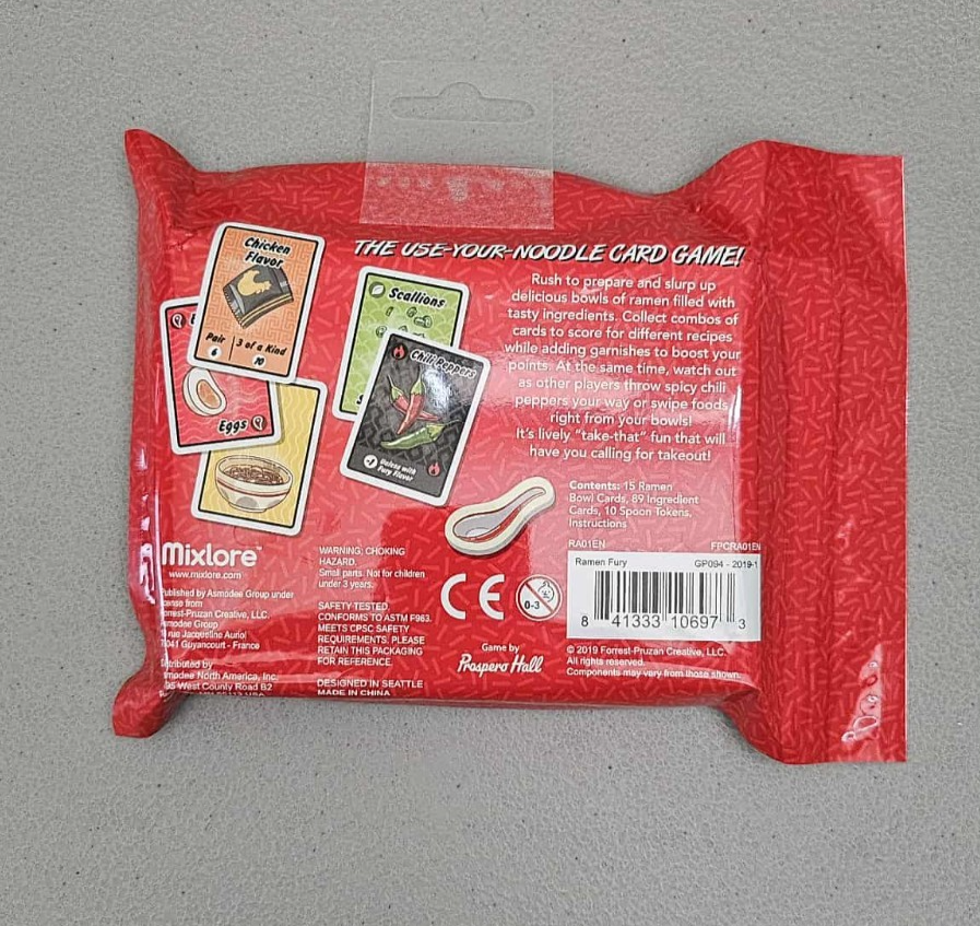 New! Ramen Fury Noodle Card Game | eBay