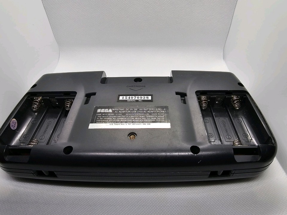 Sega Game Gear Handheld Console - Black TESTED AND WORKING. | eBay