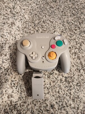 Nintendo GameCube Wavebird OEM Wireless Controller with Receiver Gray ...