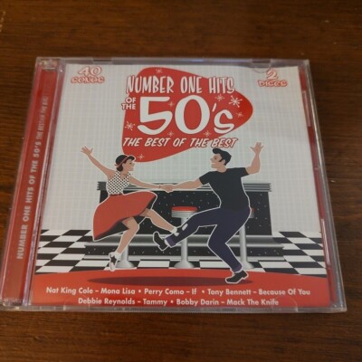 VARIOUS ARTISTS NUMBER ONE HITS OF THE 50's - 2 CD SET - 40 TRACKS | eBay