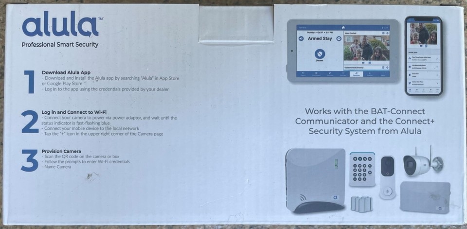 ALULA OUTDOOR WIFI BULLET CAMERA HD VIDEO, MOTION DETECTION CAM-OD-HS2 ...