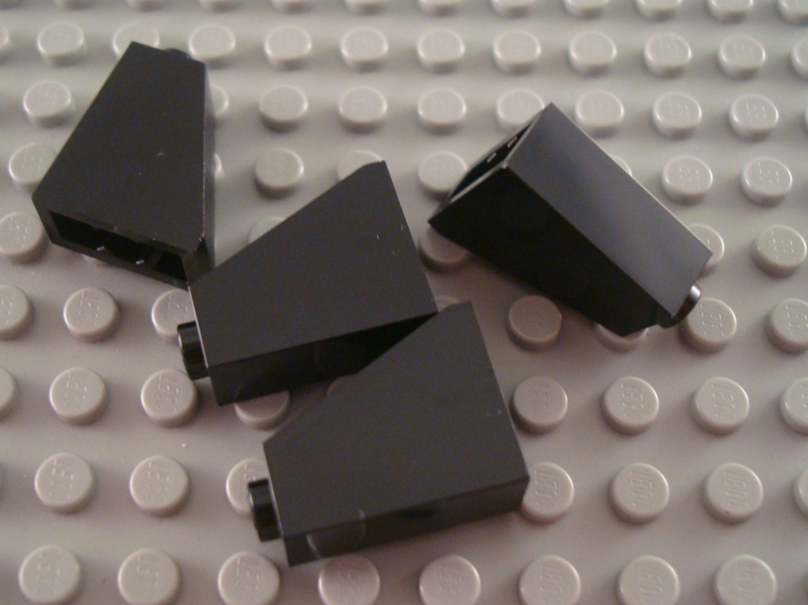 New LEGO Lot of 4 Black 2x1x2 Slope Parts | eBay