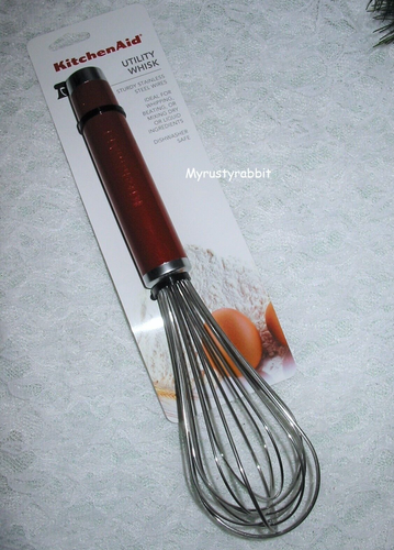 Kitchenaid Utility Whisk - Empire Red - HERA - Whip Beat Mix - New | eBay