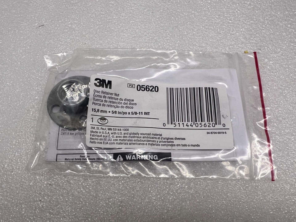 Lot of 19 3M 05620 Disc Retainer Nut 5/8" Thread Length New NIB | eBay