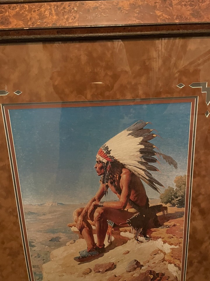 W. R. Leigh Vintage Print Of Indian Painting In 1918 Matted In Antique ...