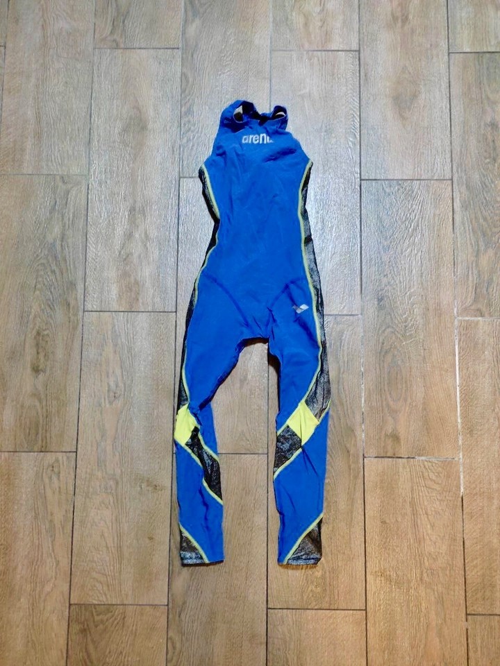 Arena Powerskin swimming race suit. Spandex swim full skin suit. Sz ...
