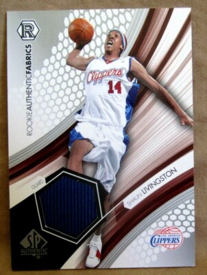 SHAUN LIVINGSTON 2005-06 UD SP AUTHENTIC GU PATCH ROOKIE CARD!CLIPPERS ...