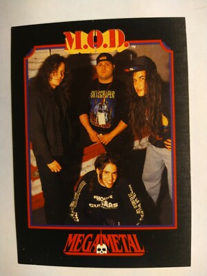 1991 Impel MEGA METAL Rock Trading Card 80 Billy Milano Uncirculated ...
