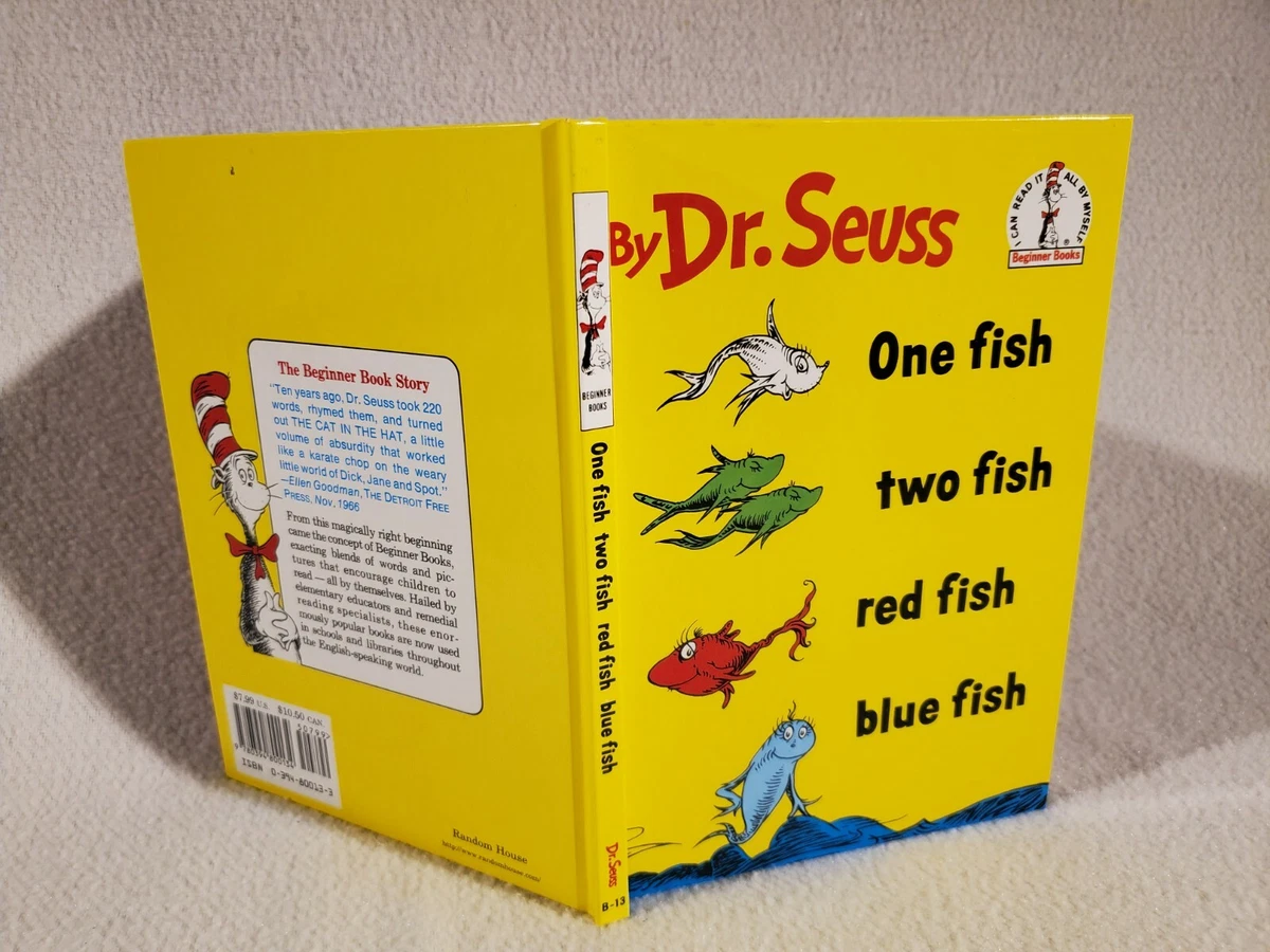 One Fish Two Fish Red Fish Blue Fish By Seuss 1960 Random, 50% OFF