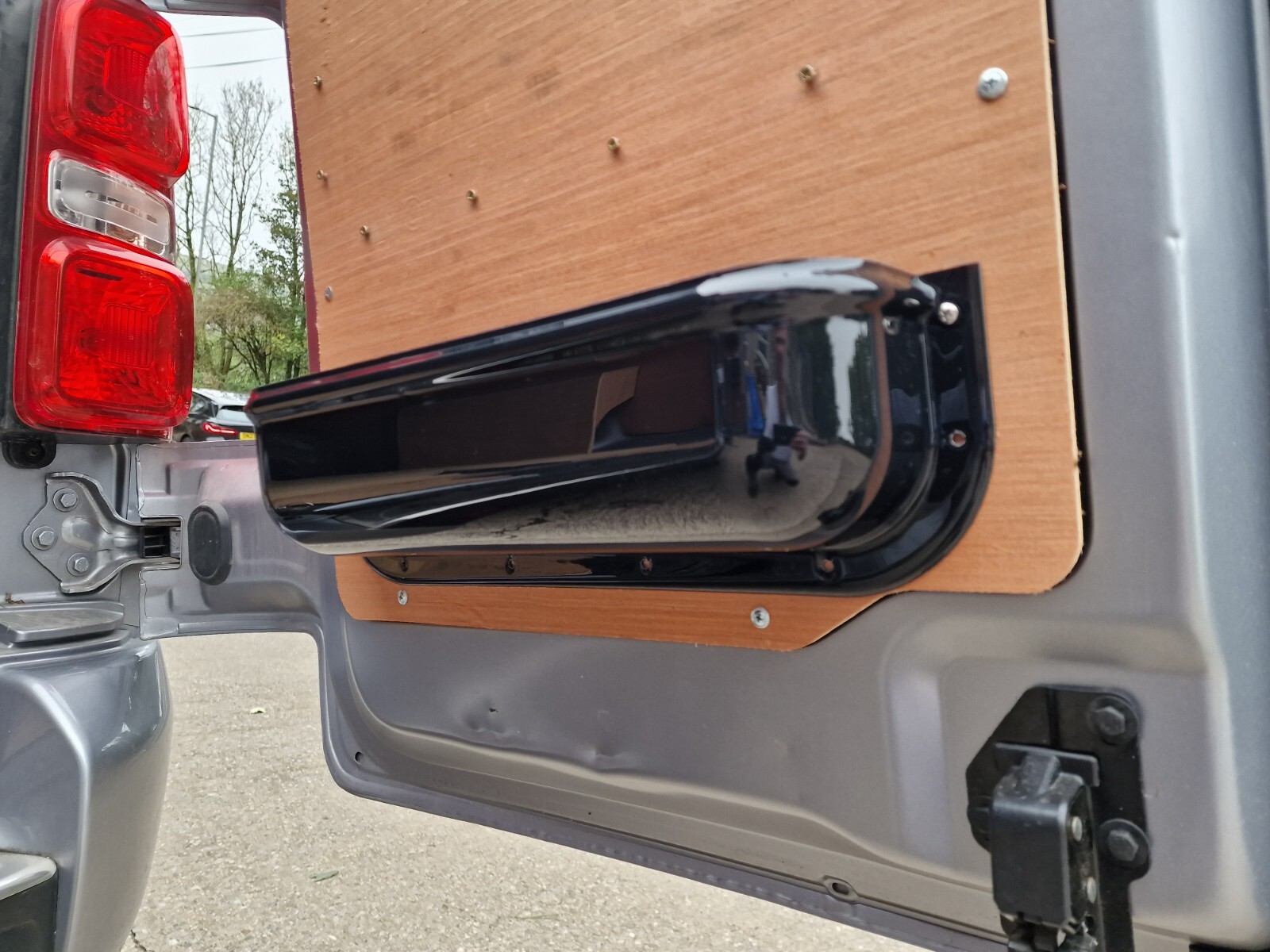 Van Camper Storage Pocket Large Gloss BL Tool Storage Van Racking ...