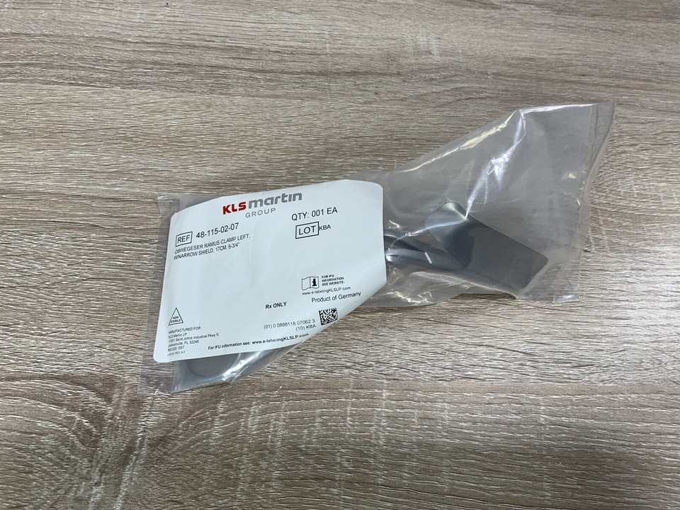 KLS Martin 48-115-02-07 Obwegeser Ramus Clamp Left w/ Shield 6-3/4” (17 ...