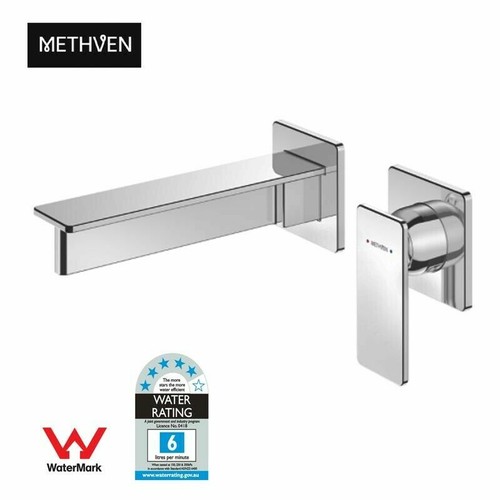 Methven Maha Wall Basin Mixer 35mm Ceramic Cartridge WELS 5 Star 6L/Min ...