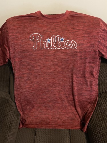 Philadelphia Phillies Bryce Harper Shirt Size XLT, 100% Polyester Cool ...