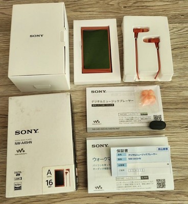 Sony NW A45HN R Twilight Red Walkman Digital Audio Player High ...