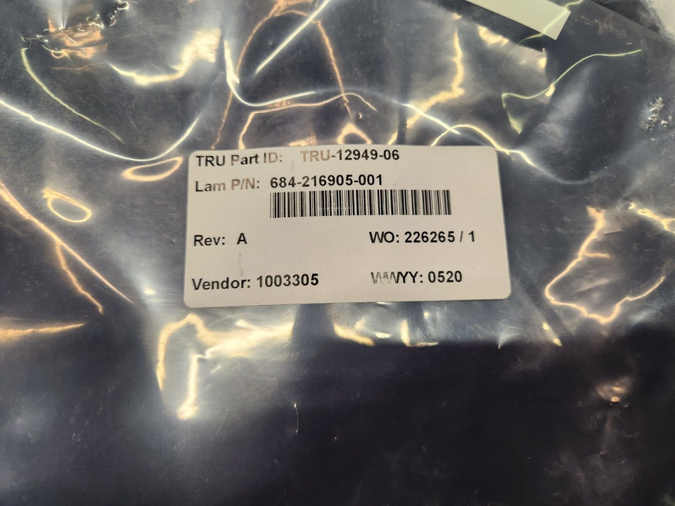 TRU-12949-06 Lam 684-216905-001 High Power RF Cable Straight/Right ...