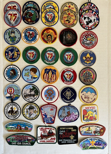 BSA Boy Scouts Of America Patches Lot Of 41 Vintage | eBay