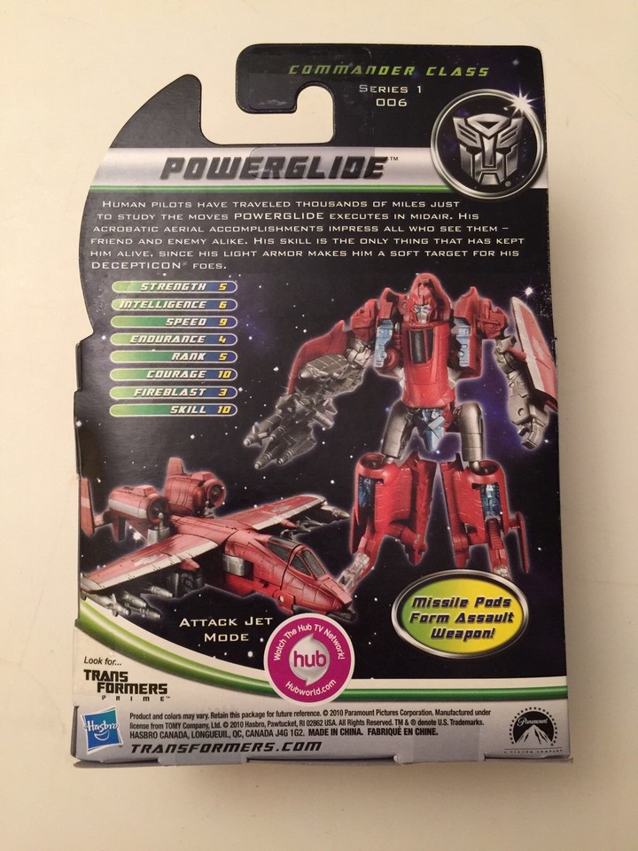 POWERGLIDE Transformers 3 DOTM Movie Commander Class 4" inch Figure ...