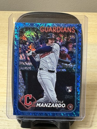KYLE MANZARDO Guardians 2024 Topps Update #US262 Blue Shimmer Foil RC ...