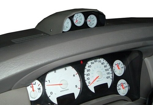 Auto Meter Triple Gauge Pod Dash Top 2-1/16" For 02-07 Dodge RAM 1500 ...