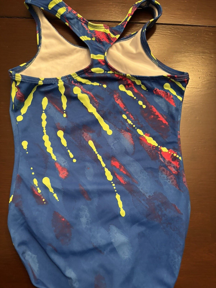 GK Simone Biles Autographed Blue Neon Colors Sequins CL Gymnastics ...