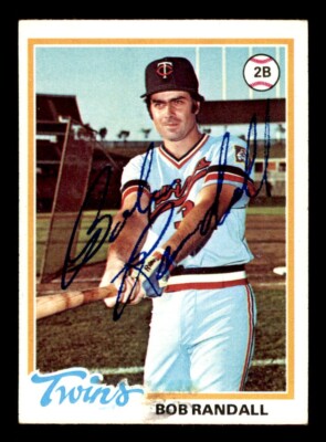 1978 Topps Baseball #363 Bob Randall Signed Autograph (No COA) | eBay