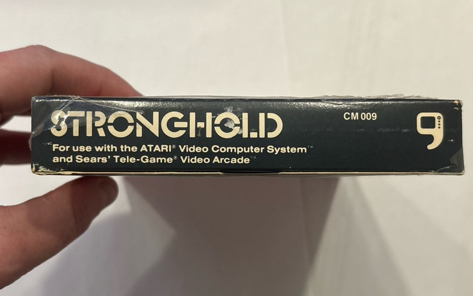 STRONGHOLD Atari 2600 NTSC 1984 IN BOX / RARE R10 Video Game CommaVid ...