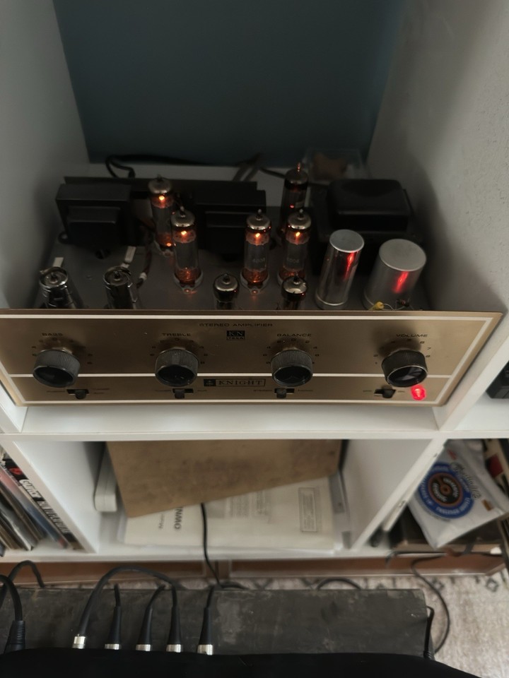 1960’s KNIGHT KN-724A Stereo Tube Amplifier Plug and Play restored ...