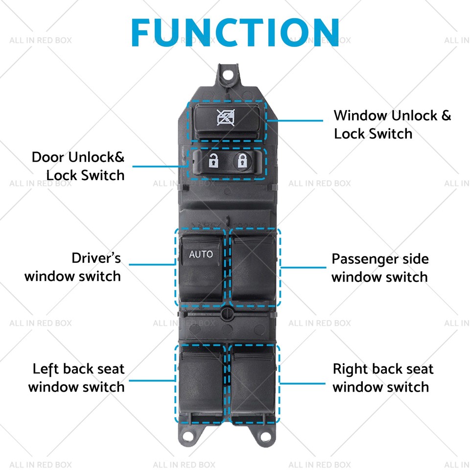 Power Window Master Control Switch Suitable for Toyota Camry Corolla ...
