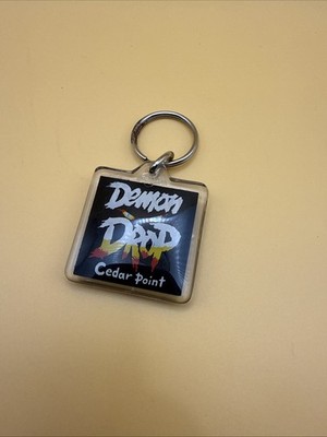 Cedar Point Vintage Demon Drop 1.5” Keychain New with tags ! | eBay