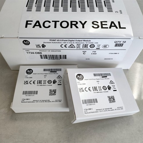 AB 1734-OB8 Ser C Point I/O 8-Point Digital Output Module 1734OB8 New ...