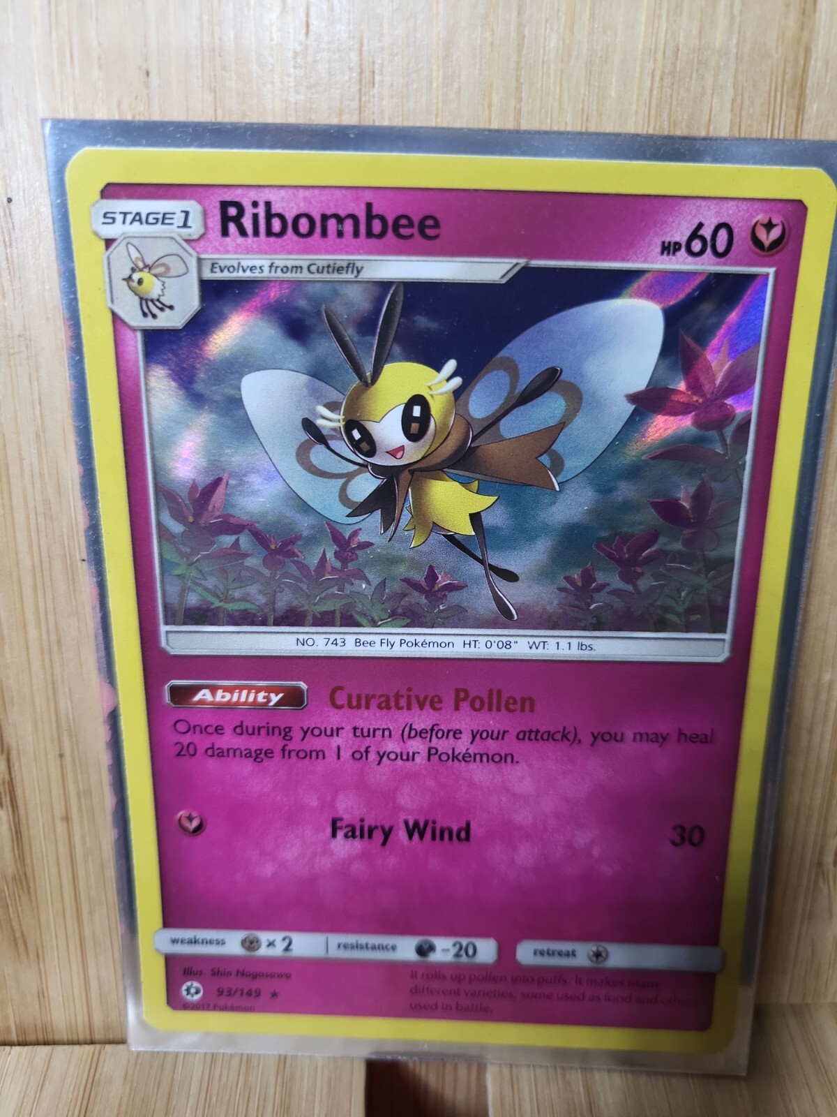 RIBOMBEE🏆Holo 93/149 Sun and Moon (Genuine) Pokemon Card🏆 | eBay Australia