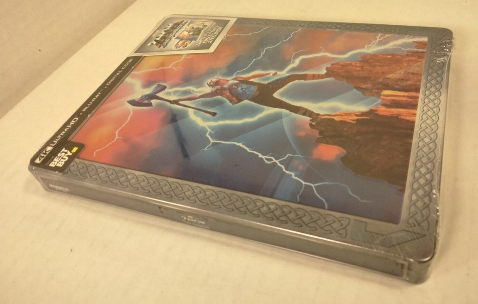 Thor Love and Thunder 4K Steelbook (4K +Blu-ray) NEW- Box Shipping with ...