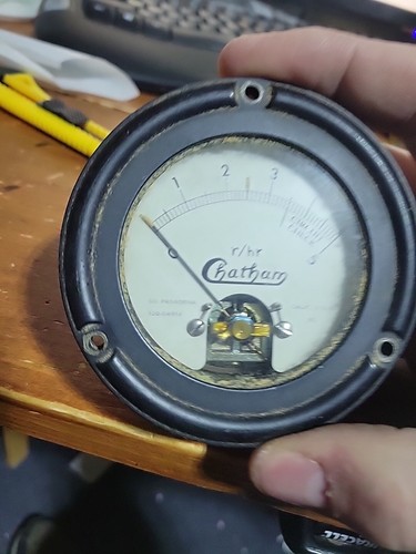 Chatham Radiation Meter , Dial Fixture Only. Works | eBay