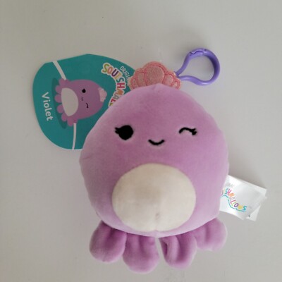 Squishmallow Violet the Octopus Keychain | eBay