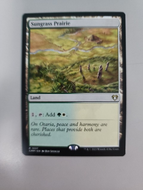 MTG Sungrass Prairie Commander Masters 1037 Regular Rare for sale ...