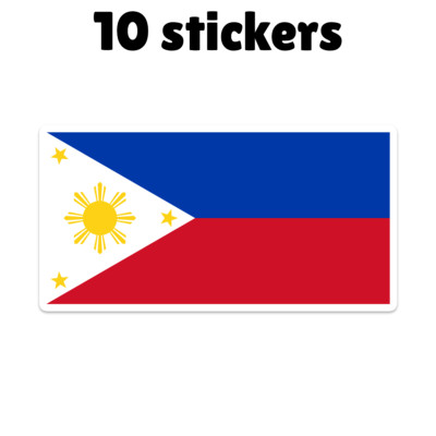 Philippines Flag Sticker Decal Vinyl Fade & Waterproof | eBay Australia