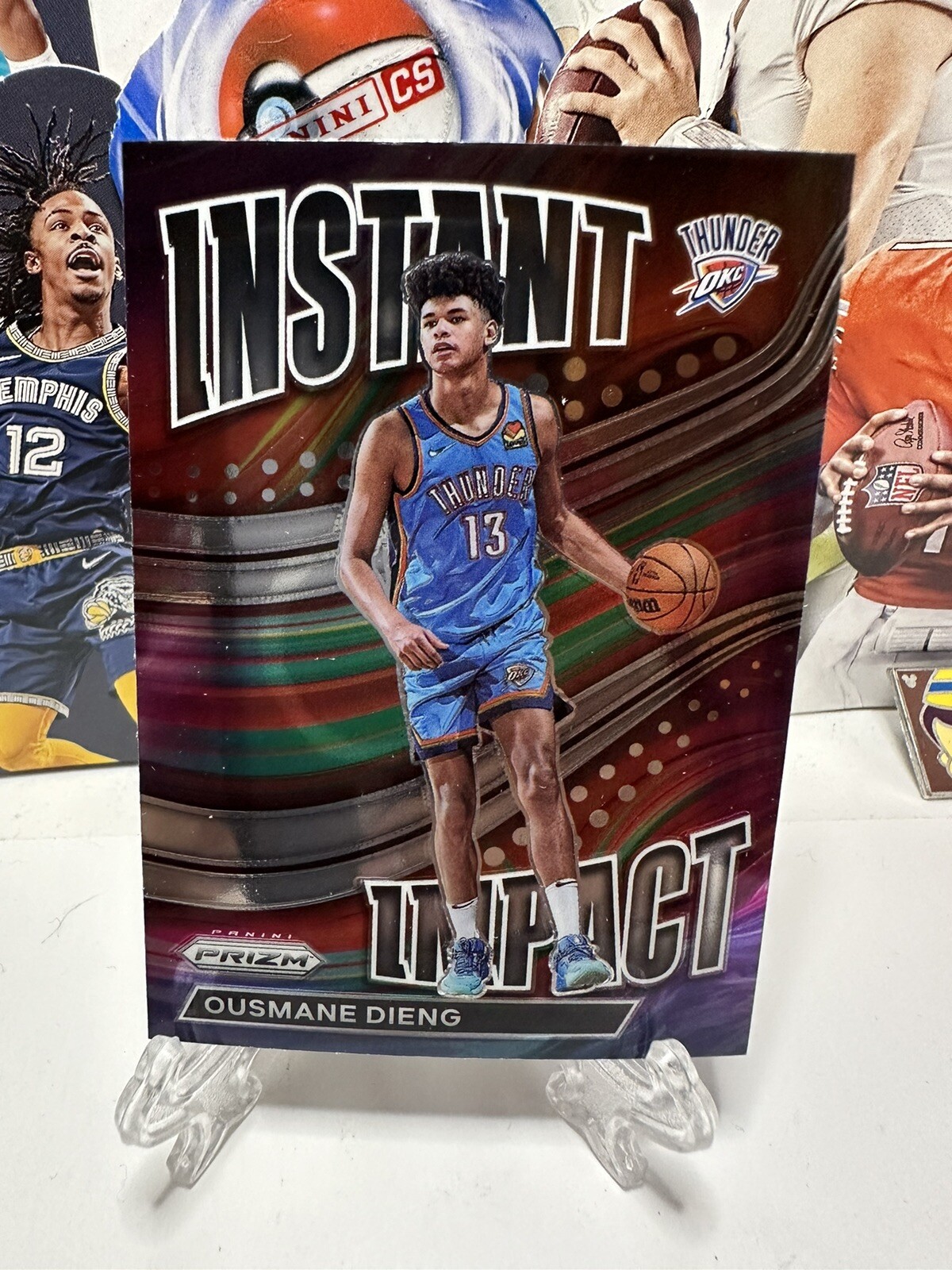 2022 2023 Panini Prizm Instant Impact 15 Ousmane Dieng Rookie Insert SP ...