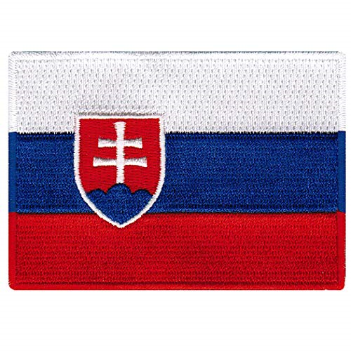 Slovakia Flag Embroidered Patch Slovak Republic Iron-on National Emblem ...