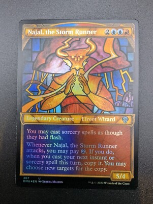 MTG NAJAL, THE STORM RUNNER FOIL Dominaria United Collectors #307 | eBay