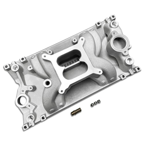 Aluminum Dual Plane Vortec Air Gap Intake Manifold For Chevy SBC 350 ...