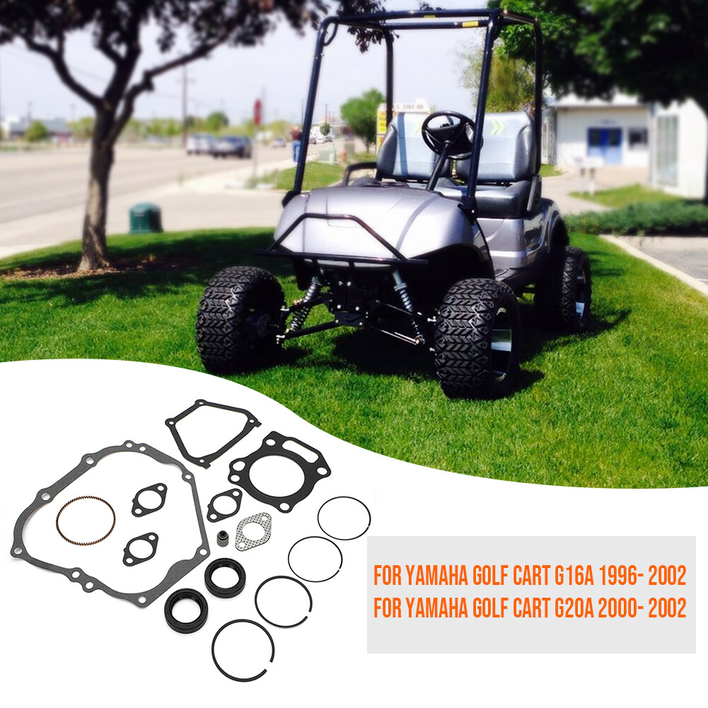 For Yamaha Golf Cart G16A G20A Engine Rebuild Kit Piston & Ring Gasket ...