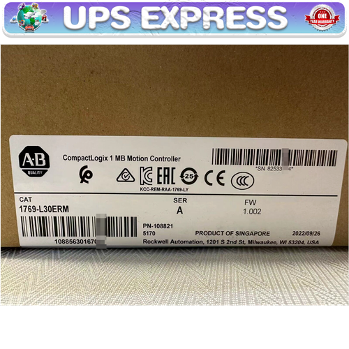 1769-L30ERM AB Motion Controller Free Tax 1769-L30ERM ZGB1 | eBay