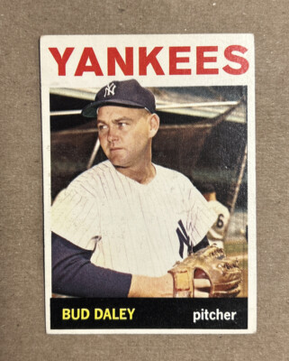 1964 Topps Baseball Bud Daley New York Yankees Card #164 | eBay