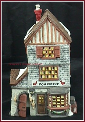 Department 56 The POULTERER Dickens Village Lights 1988 Dept No Box ...