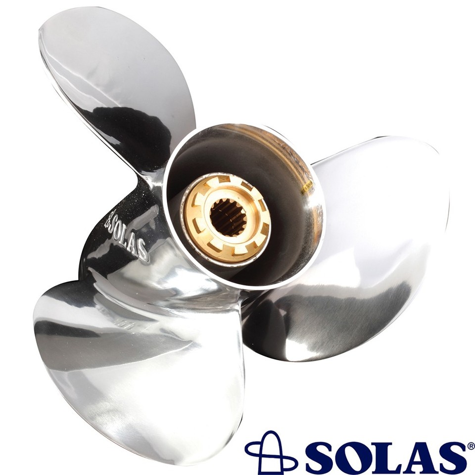 STAINLESS STEEL PROPELLER FITS MERCURY OFFSHORE 15 SPLINE 140 1978 ...