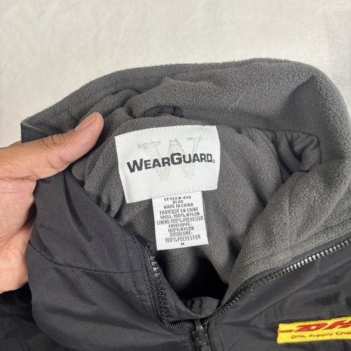 WearGuard DHL Black Fleece Lined Long Sleeve Jacket Full Zip Men's ...